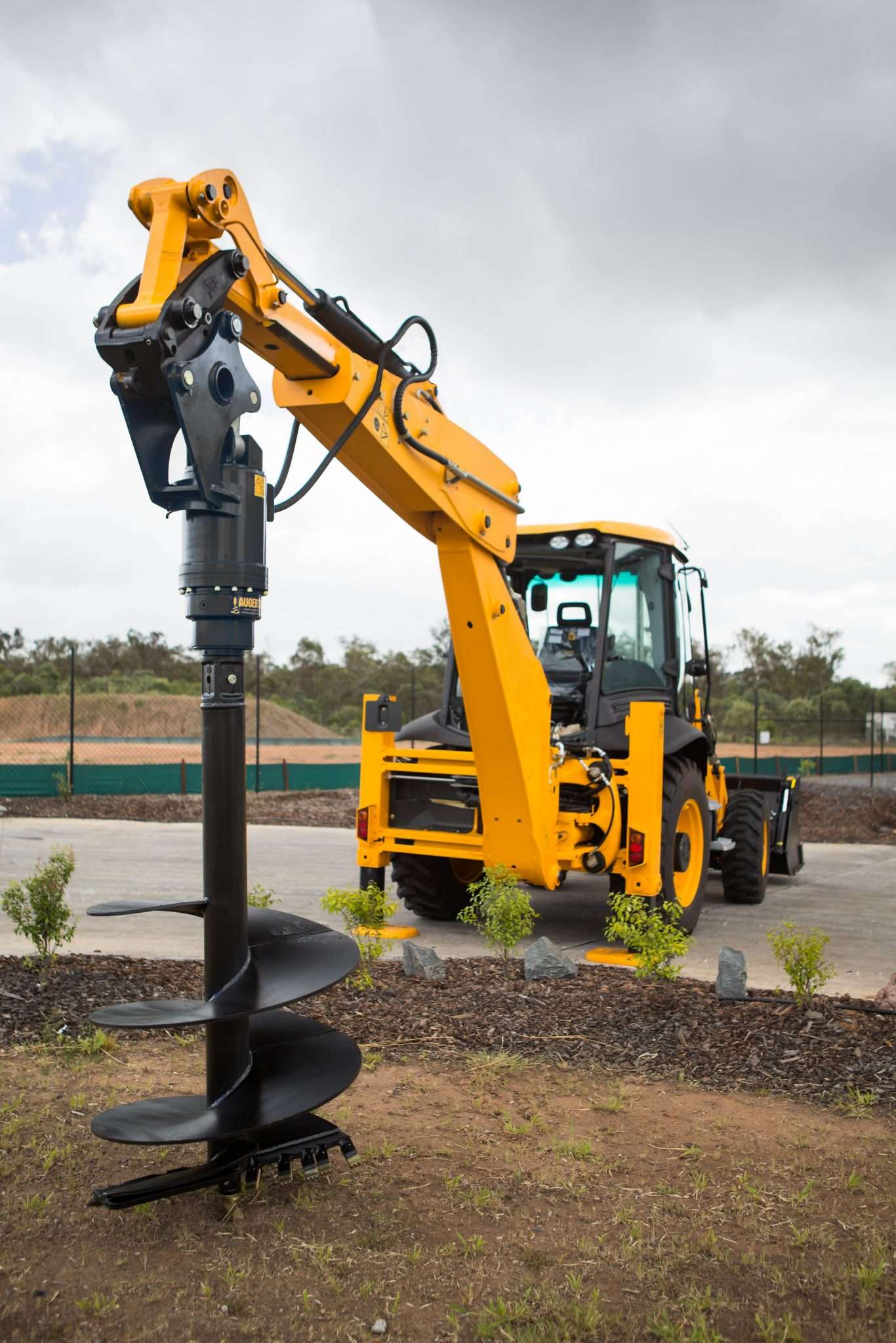 Backhoe Auger Drive - For Backhoe's & Excavators up to 15 tons