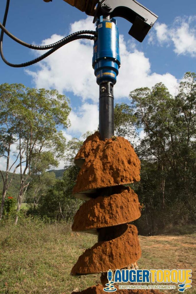 Backhoe Auger Drive - For Backhoe's & Excavators up to 15 tons