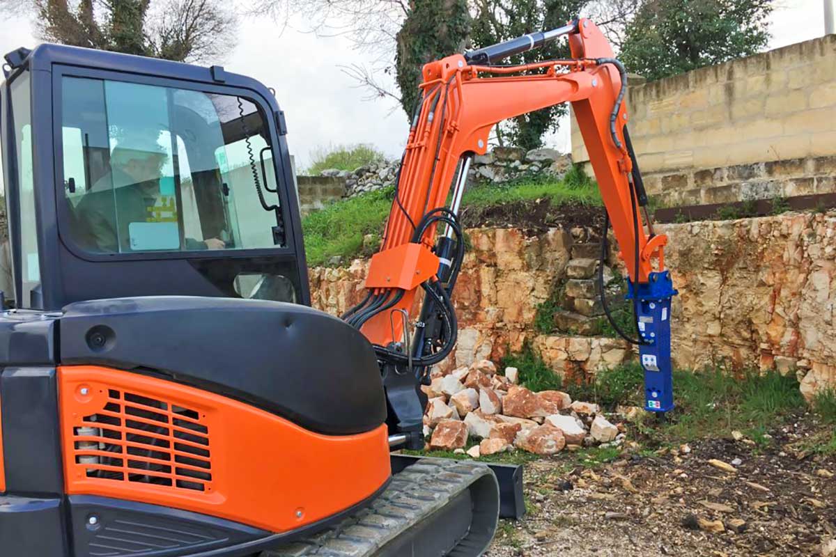 Excavator Breaker - from Hammer Italy - Machines up to 12 tons!