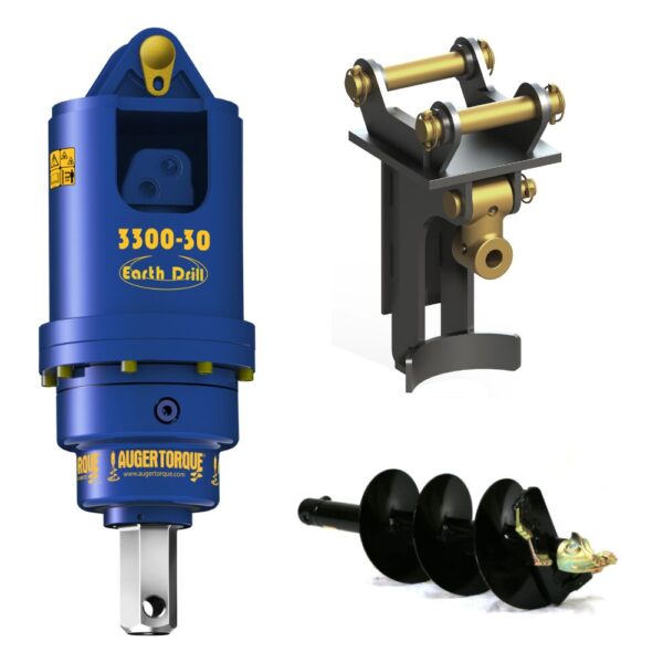 Mini Excavator Auger Package - Suits Machines up to 6 tons!