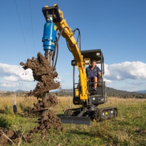 Mini Excavator Auger Package - Suits Machines up to 6 tons!