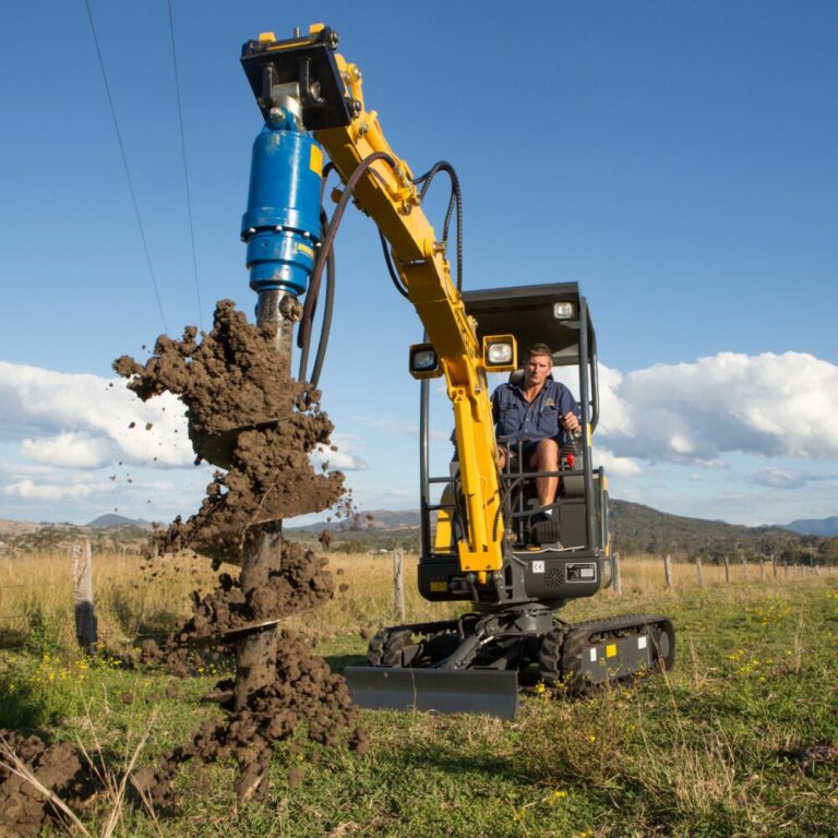 Mini Excavator Auger Package - Suits Machines up to 6 tons!