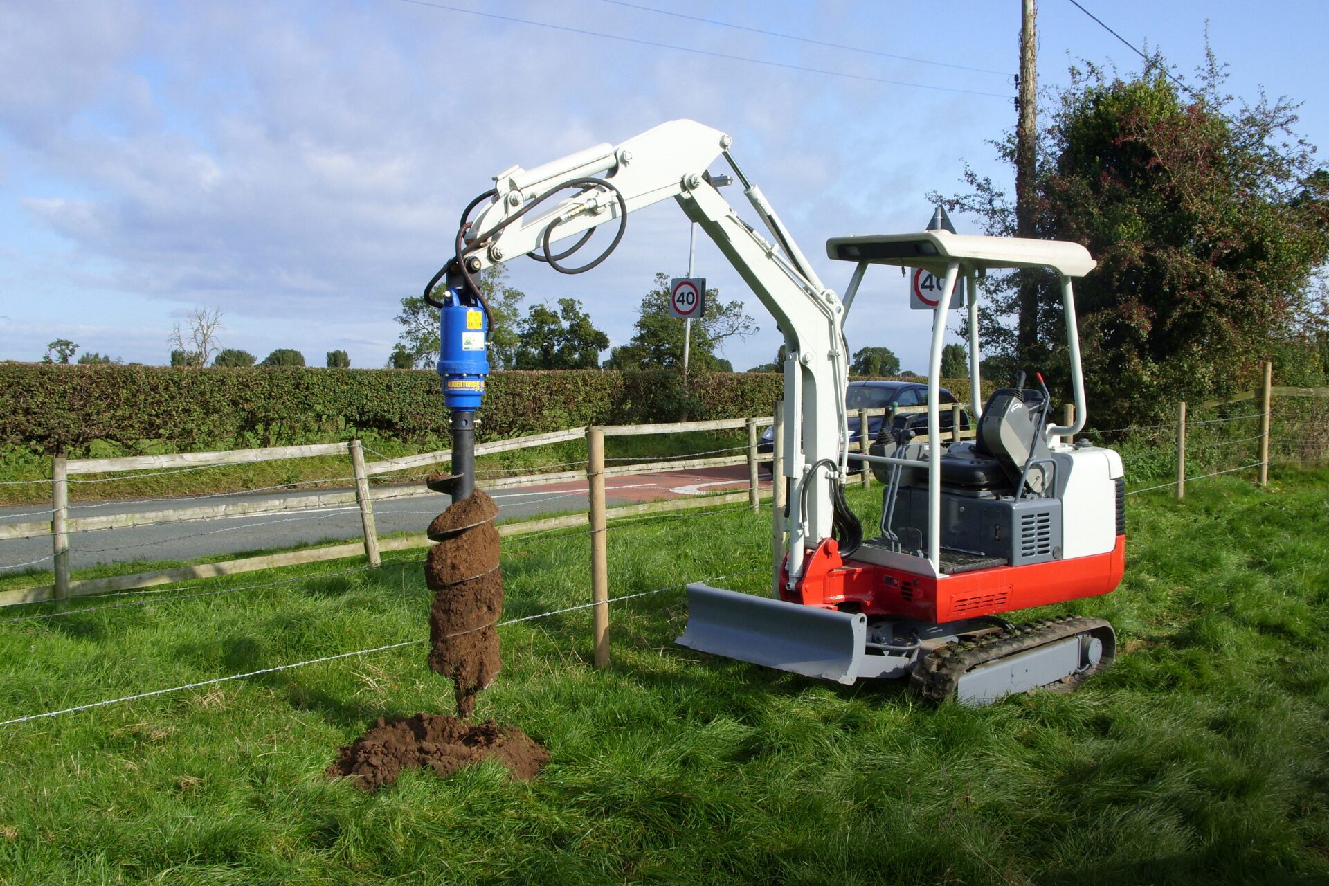 Mini Excavator Auger Package - Suits Machines up to 6 tons!