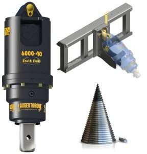 Skid Steer Log Splitter Auger Package - The Attachment Company