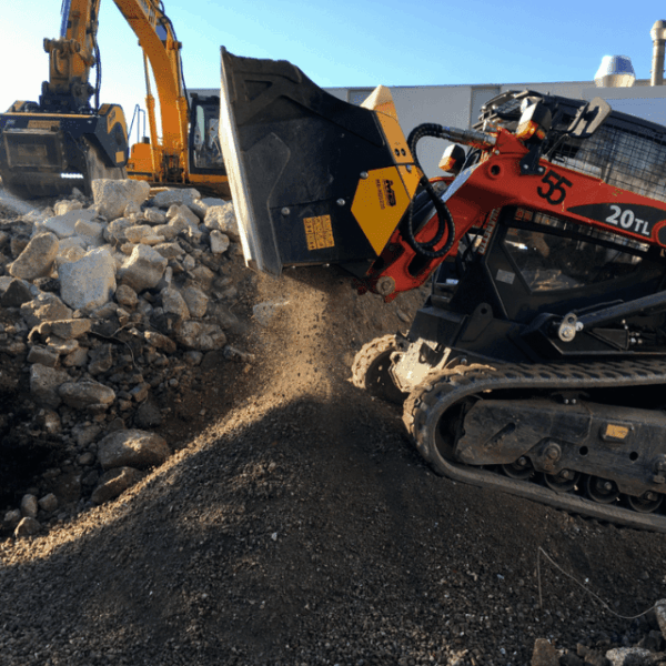 Skid Steer Screening Bucket - Widths up to 87"!