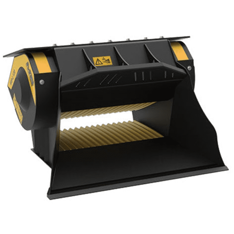 Skid Steer Concrete Crusher Bucket - Capacities up to 110 gallons!