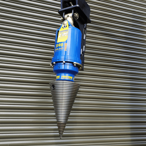 Log Splitters - Auger Cone Splitters for Excavators!