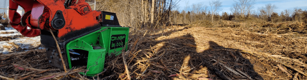 Mini Skid Steer Tree Shear - The Attachment Company LLC