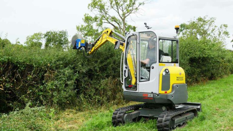 Excavator Tree Saw - Excavators from 2 to 8 tons!